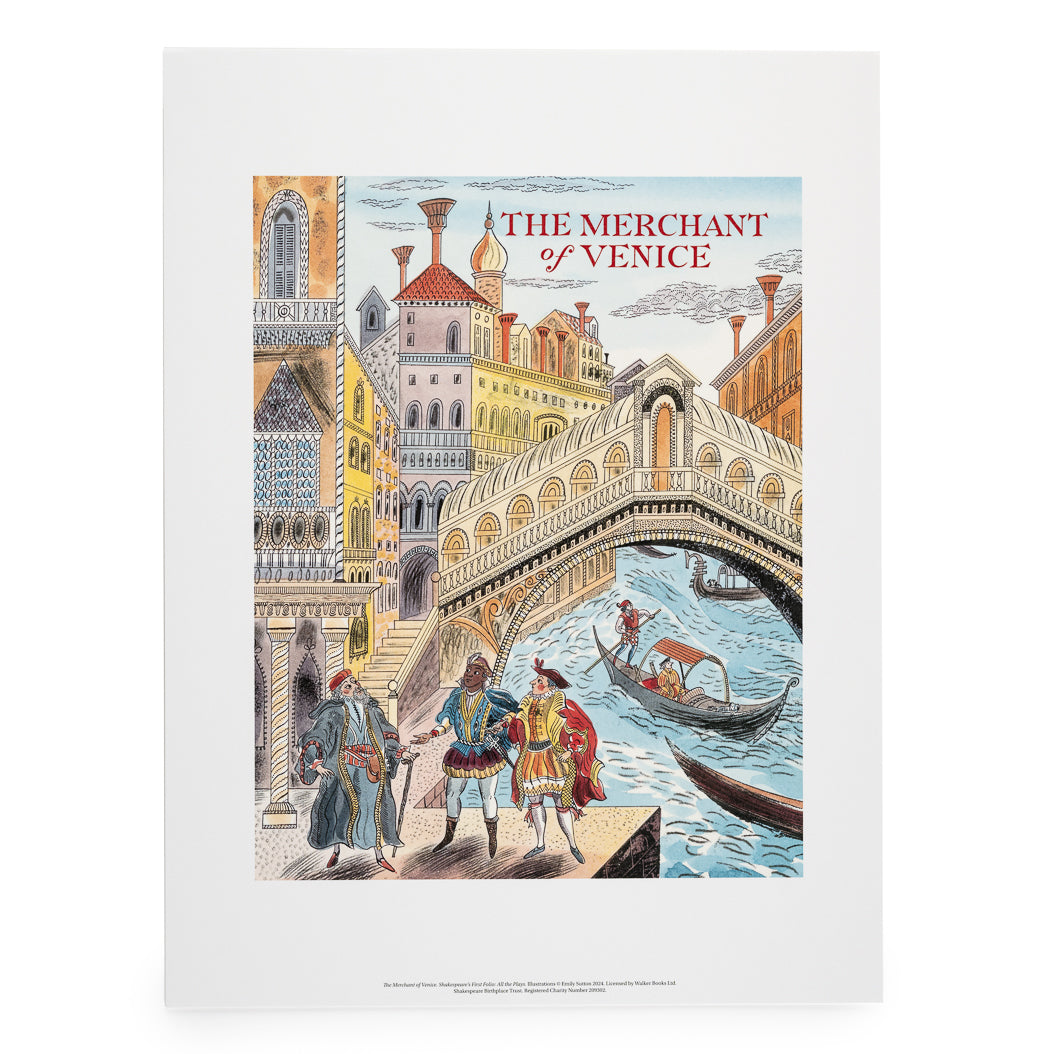 Emily Sutton Shakespeare Print The Merchant of Venice – Shakespeare Shop