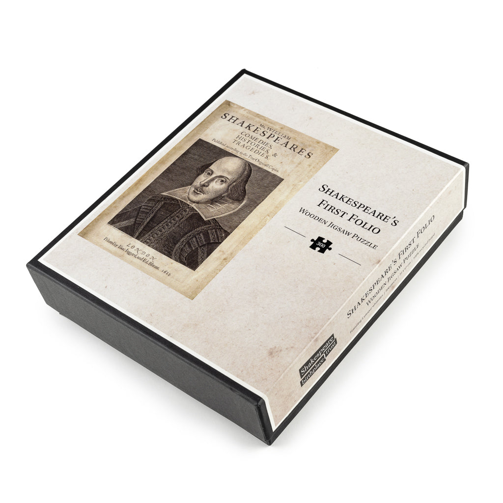Shakespeare's First Folio Wooden Jigsaw Puzzle – Shakespeare Shop