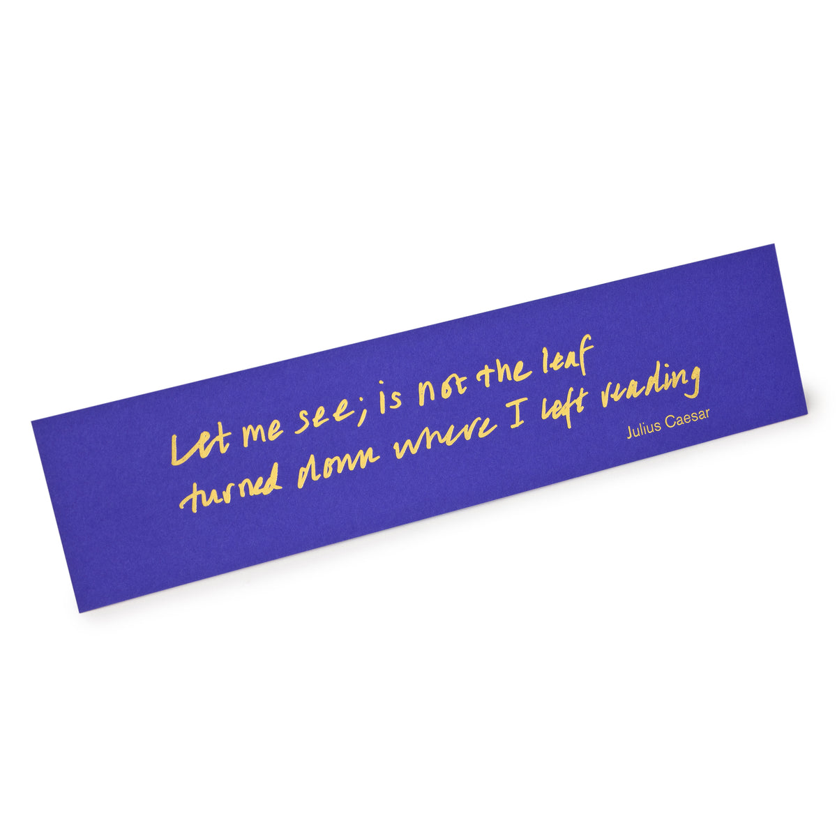 Colourblock Bookmark 'Let me see' – Shakespeare Shop