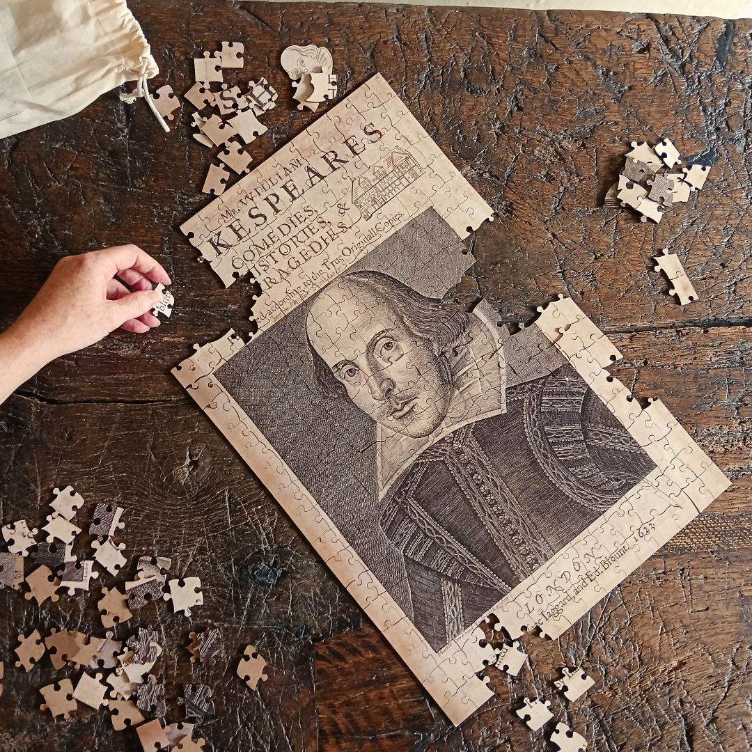 Shakespeare's First Folio Wooden Jigsaw Puzzle – Shakespeare Shop