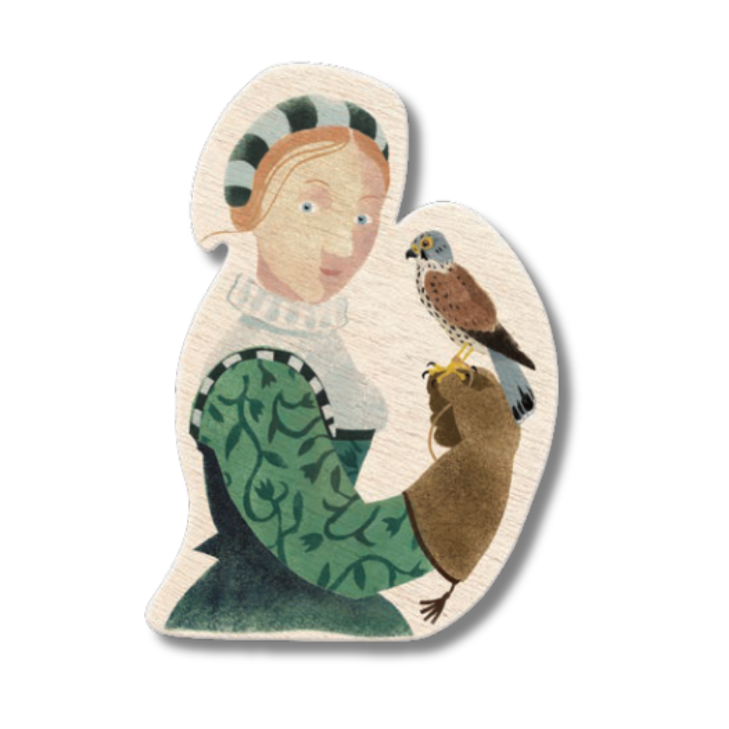 Anne Hathaway Wooden Magnet – Shakespeare Shop