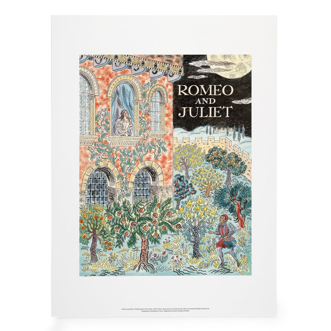 Emily Sutton Shakespeare Print Romeo and Juliet – Shakespeare Shop