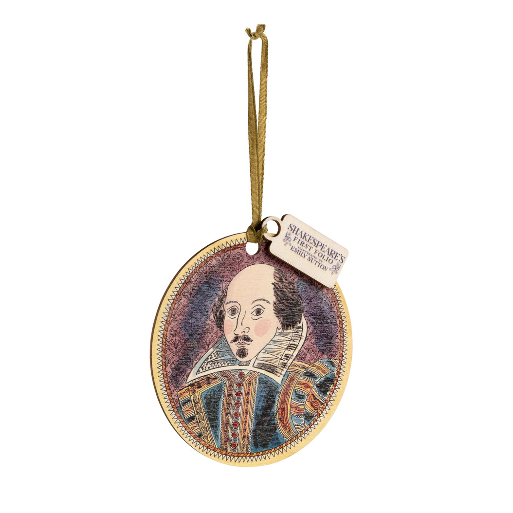Emily Sutton Shakespeare Wooden Decoration – Shakespeare Shop