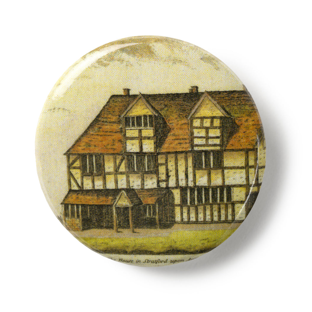 Shakespeare's House Button Badge – Shakespeare Shop
