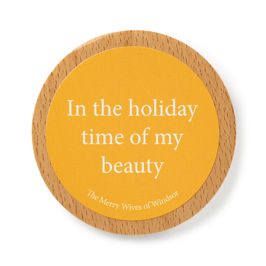 Shakespeare's Words Pocket Mirror In the holiday time – Shakespeare Shop