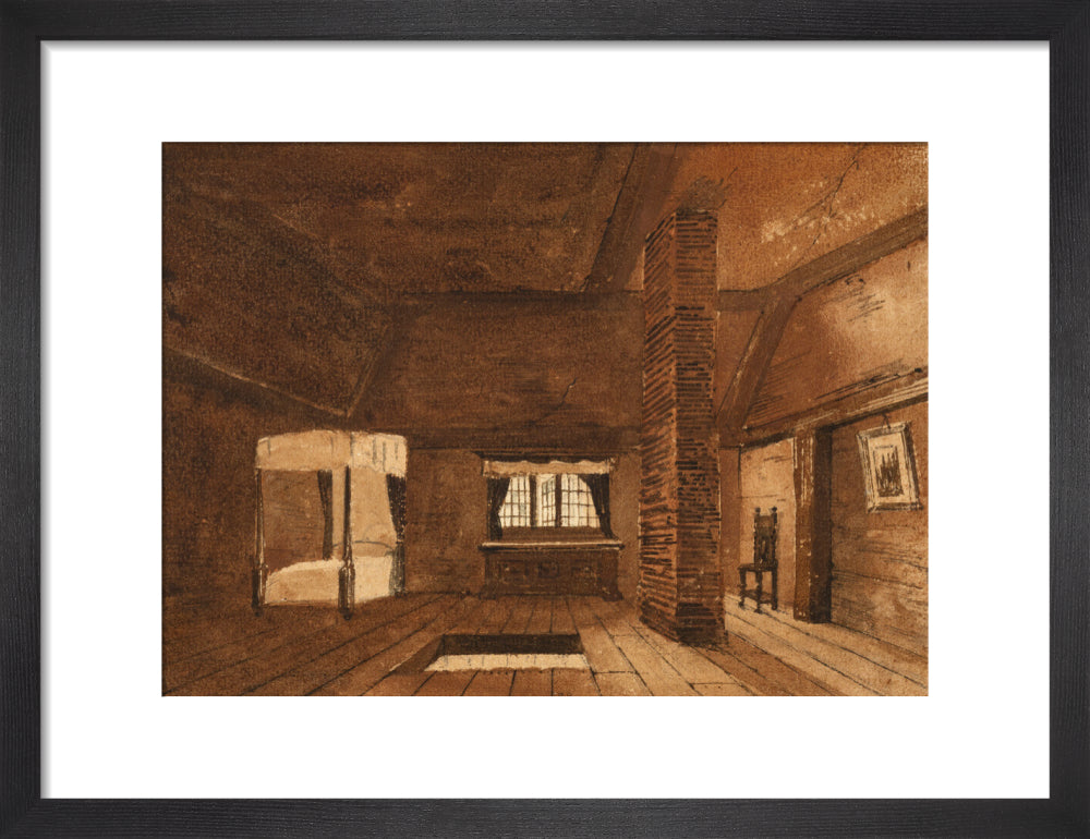 'Bedroom in Mary Arden's by Paul Braddon' – Shakespeare Shop