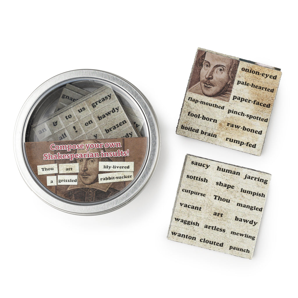 'Compose Your Own' Magnetic Shakespeare Insults – Shakespeare Shop