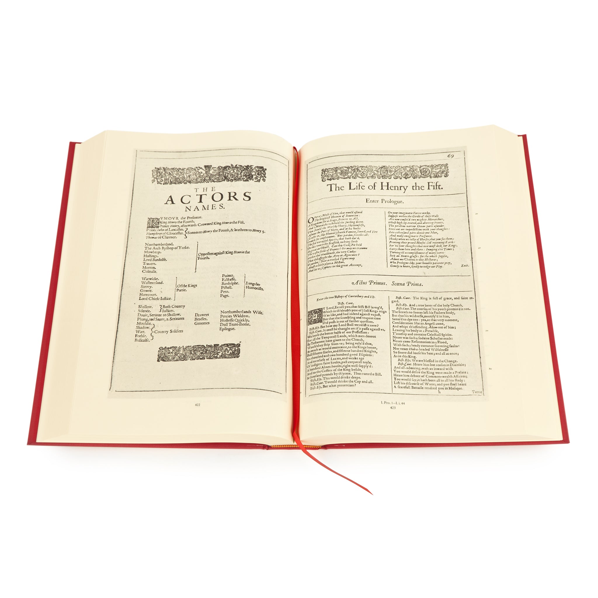 first folio facsimile