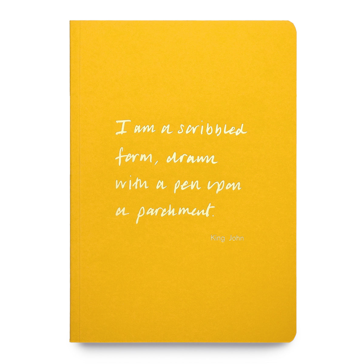 Colourblock A5 Notebook 'I am a scribbled form' – Shakespeare Shop