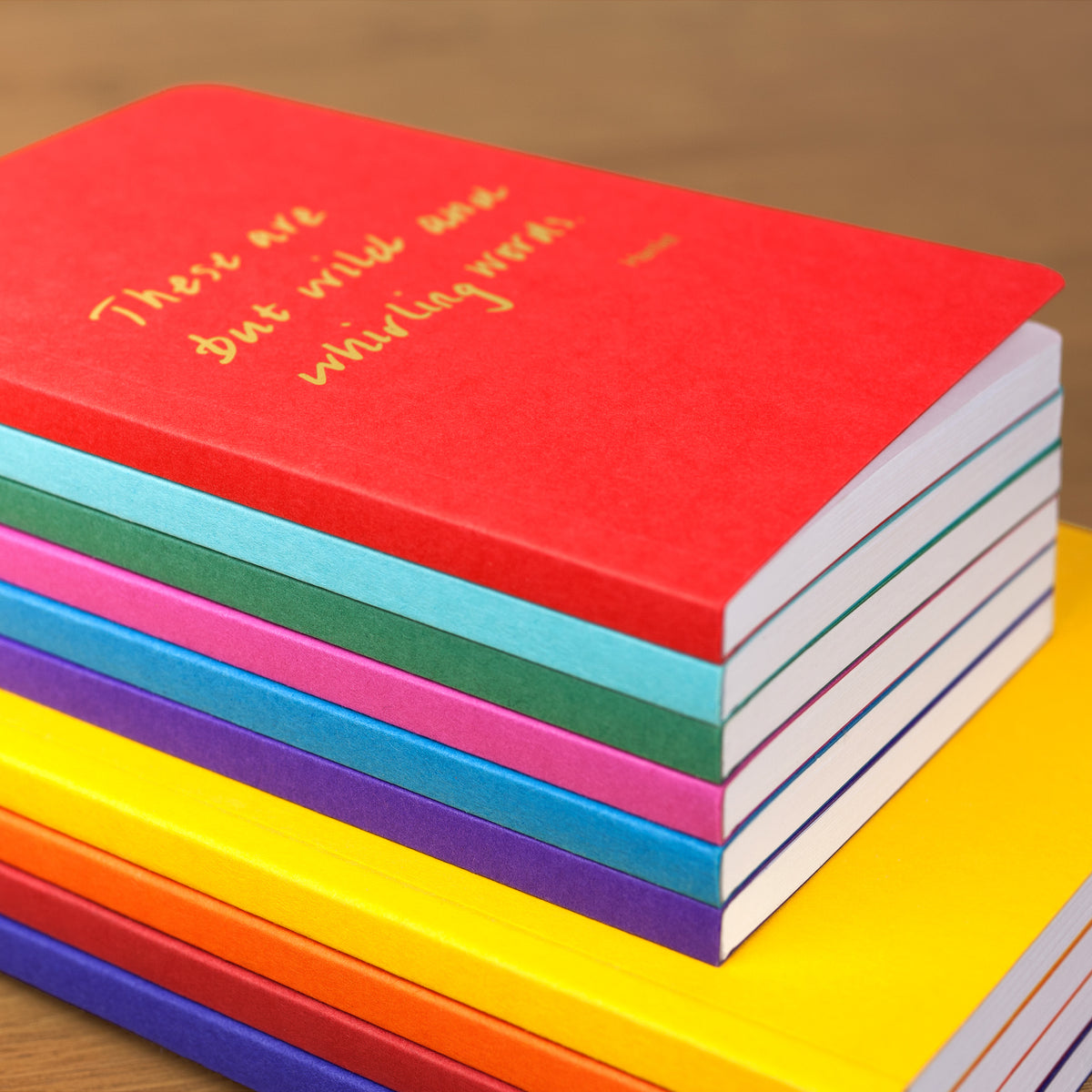 Colourblock A5 Notebook 'I am a scribbled form' – Shakespeare Shop